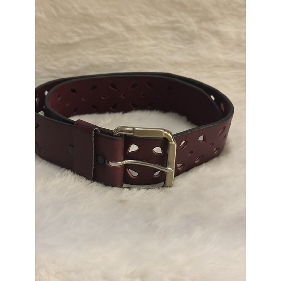 RatsBum | Accessories | Rats Bum Western Red Leather Double Prong ...